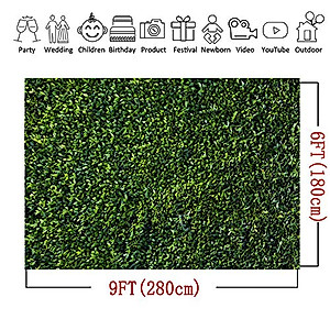 Art Studio 9x6ft Green Leaves Photography Backdrops Spring Nature Party Decoration Outdoorsy Theme Newborn Baby Shower Backdrop Wedding Photo Background Studio Props Booth Vinyl