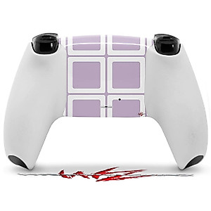 WraptorSkinz Skin Wrap compatible with Sony PS5 DualSense Controller Squared Lavender (CONTROLLER NOT INCLUDED)