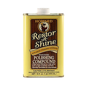 Howard RS0016 Restor-A-Shine Wood Finish Polishing Compound - 16 oz