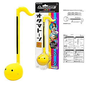 Otamatone Classic [English Edition] Yellow Japanese Electronic Musical Instrument Portable Synthesizer from Japan Maywa Denki for Children and Adults Gift