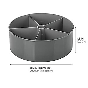 iDesign Linus Turntable, Gray