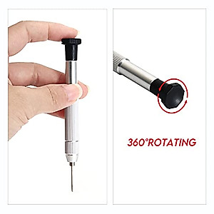 Precision Screwdriver Set, Eyeglass repair kit with 10-style screwdrivers/nose pads/4 in 1 portable screwdrivers/ear hook/tweezer for eyeglasses sunglass watch calculator (with 70-style screws)