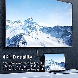 Extension Cable Type C Male to Female USBC to USBC Fast Charging Cable – Multi-Usually USBC to C/USB 3.1 GEN2 High-Speed; Supports 10Gbps/4K Video/PD 100W; Non-Braided C Wire; Black (4 Ft/1.2m)