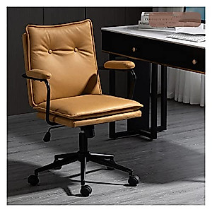 MayNuo Office Chair Gaming Chair Computer Chair Home Computer Chair Student Dormitory Study Chair Back Comfortable Sedentary Office Chair Desk/Black-Soul Eater1