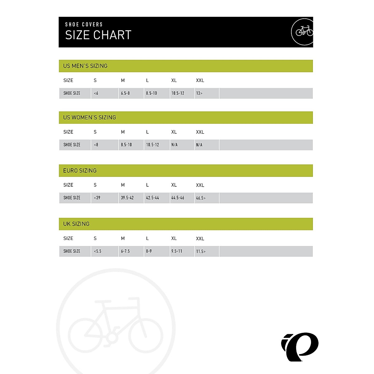 PEARL IZUMI Totes, Black (Black), L/XL