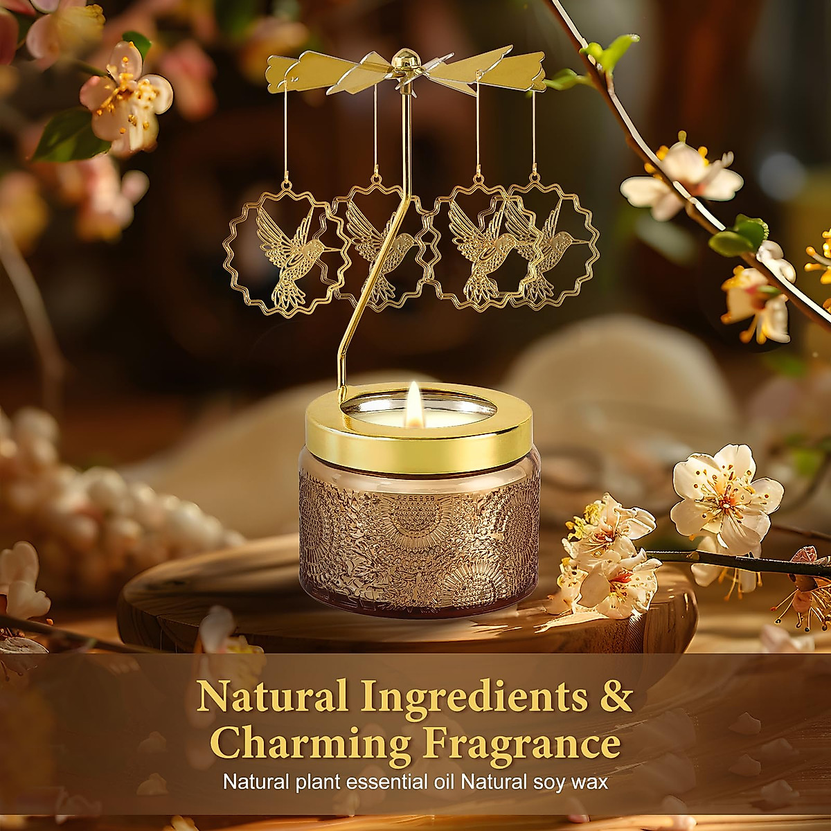 Birthday Gifts for Women, Christmas Gifts for Women & Mom, Unique Personalized Gifts for Daughter Sister Friends, Funny Candle Sets, Funny Candle Gifts for Women (Hummingbird)