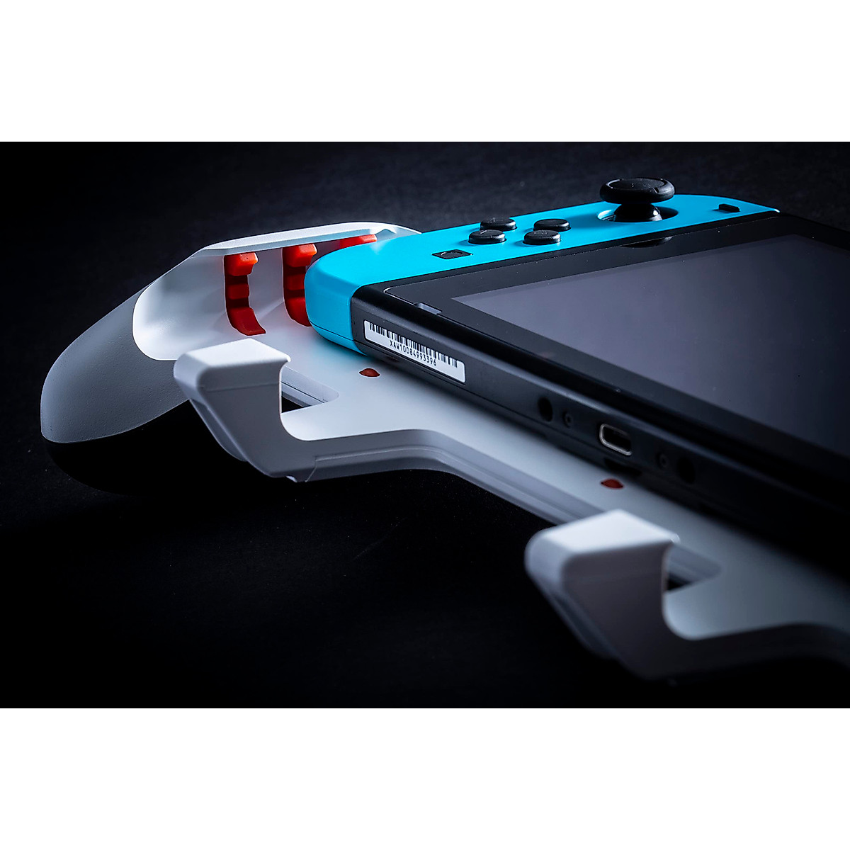Satisfye – ZenGrip Pro Gen 3 OLED Slim Bundle, Accessories Compatible with Nintendo Switch - The Bundle includes: White Grip, Slim Case (WHITE)