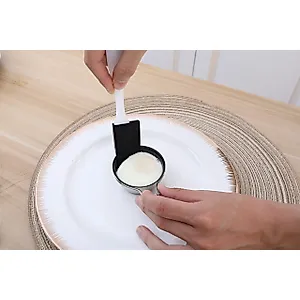 Egg Poacher Pan - Stainless Steel Poached Egg Cooker – Perfect Poached Egg Maker – Induction Cooktop Egg Poachers Cookware Set with 4 Nonstick Large PFOA FREE Egg Poacher Cups and Silicone Spatula