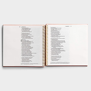 Illustrating Bible NIV: Books of Psalms & Proverbs - Spiral Bound Bible Journal, Coral