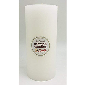 Mister Candle - 4 inch by 8 inch Tall Citronella Scented Pillar Candle - Indoor & Outdoor Use