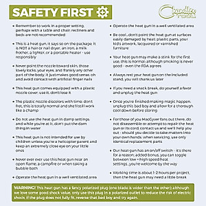 Heat Gun for Crafts, Mini Dual Temp Hot Air Gun Tool for Epoxy Resin, Shrink Wrapping, Vinyl Wrap, Embossing, Electronics, Candle Making, Sublimation, Phone Repair & DIY (Pink)