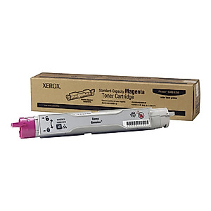 Xerox 106R01074 Phaser 6300 6350 Toner Cartridge (Magenta) in Retail Packaging