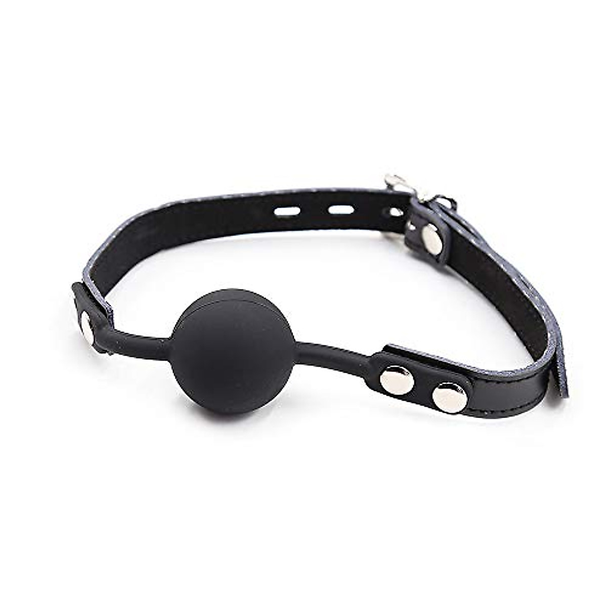 Toxz Soft Silicone Mouth Ball Gag Mouth Stuffed Adult Game Toy,Ball Buckle Belt Silicon Mouth Ball
