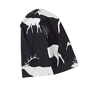 Galabloomer Newborn Swaddle Blanket with Beanie Set Baby Boy Receiving Blanket