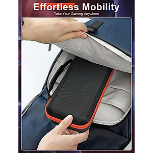 Lersyco Carrying Case for Rog Ally, Rog Ally handheld Case with Hard Shell, Black Rog Ally Carry Bag for Buttons/Joysticks Protection, Protective Travel Case