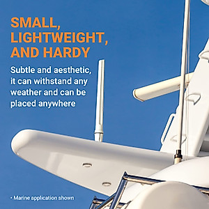 Poynting OMNI-600 Wideband Omni-Directional Antenna | 2x2 Mimo | 5G Ready | 4G LTE | 617-3800 MHz | 6.2 dBi