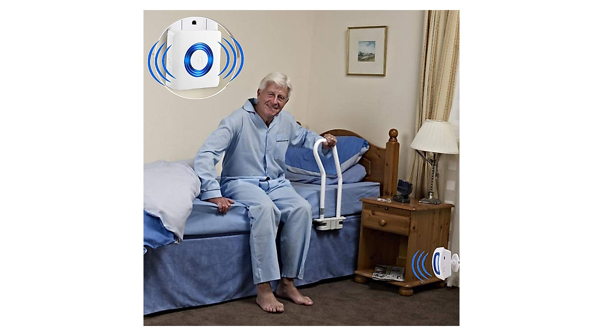 Wireless Indoor Motion Sensor Alarm for Easy Fall Prevention