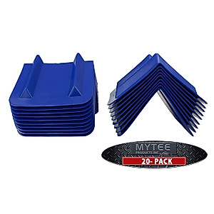 Mytee Products (20) 8" x 12" Corner Protector V Shaped w/ (1) 8ft V Shaped Extension Handle