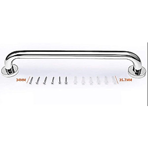 handrail Handles Bathtub Grab Bars Toilet Grab Bars Bathtub Handrail, Shower Safety Handle Bathtub, Toilet, Bathroom, Kitchen, Stair Railing, Shower, with Screws/30Cm