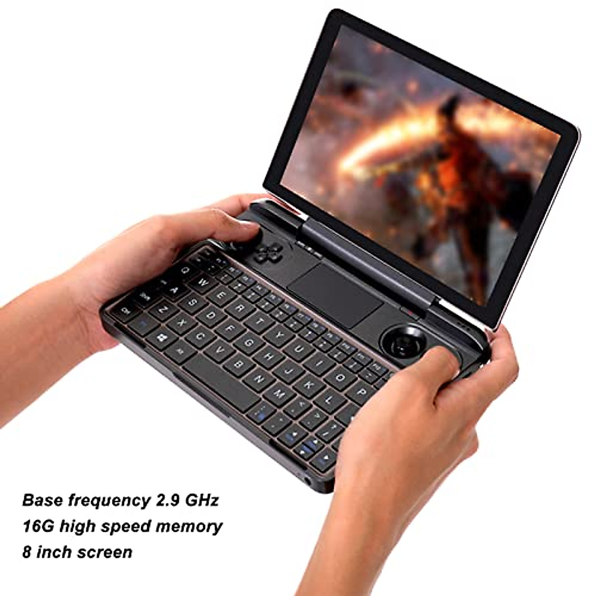Pocket Laptop 8 Inch Screen 110240V Pocket Laptop Dual Band 9 Holes USB Heat Dissipation 3 Ports US Plug