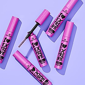 essence | I Love Extreme Volume Mascara Crazy Volume | Paraben Free | Cruelty Free | Black (Pack of 1, Crazy Volume)