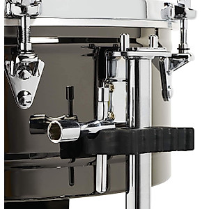 Latin Percussion Karl Perazzo Top-Tuning Timbales (LP1415-KP) Black Nickel