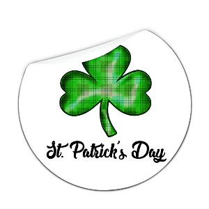 50 PCS Cute St.Patrick's Day Shamrock Lucky Stickers 2in Spring St Patrick's Day Gift Stickers Round Tag Envelope Seals for Laptop Bottle Bags St.Patrick's Day Gifts for Girls Kids Men Women
