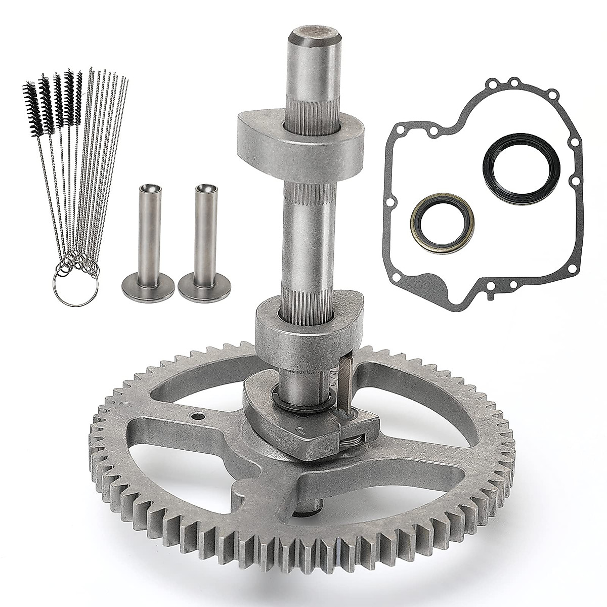 Camshaft 84005207 for B&S 793880 793583 792681 791942 795102 Camshaft kit, Cam Replacement Kit with 795387 Oil Seal Ring and 697110 Crankcase Gasket