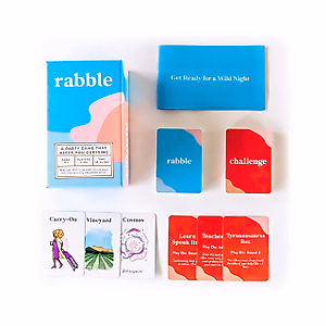 Rabble - A Party Game That Keeps You Guessing | 4-20+ Players, Party Games for Adults, Teens, Family, Friends, Large Group, Game Night, Bachelorette Party, Adult Party Games