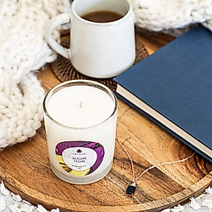JewelScent Sugar Plum Signature 10z Candle and Jewelry with Surprise Pendant Inside | Made in USA | Parrafin Free | Natural Soy Blend | ECO Friendly Organic (Pendant)