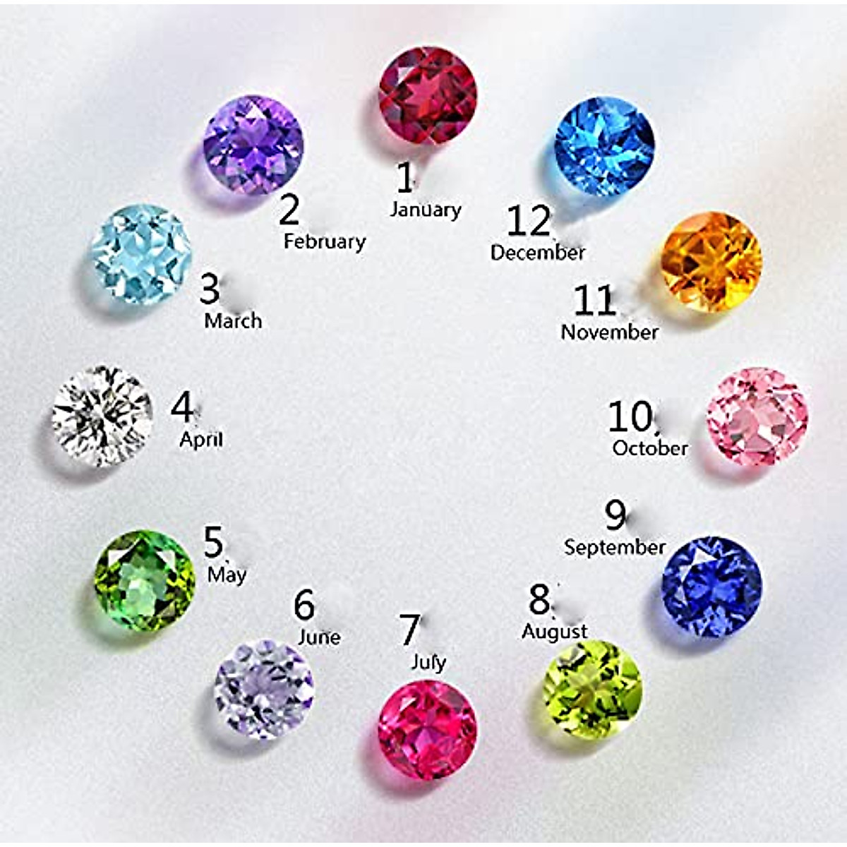 Bemobeauty Personalized Mom Necklace with 2 Name Beads and Simulated Birthstones,Mother Daughter Custom Name Pendant Jewelry Gift on Mother's Day Birthday for Women