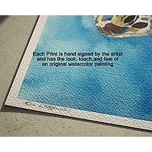 Cavalier King Charles Spaniel Art Print | Cav KC Gifts | From Original Painting by Ron Krajewski | Hand Signed Artwork in 8x10” and 11x14” Sizes