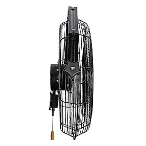 Maxx Air Wall Mount Fan, Commercial Grade for Garage, Shop, Easy Operation and Powerful CFM (18" Residential Wall Mount)