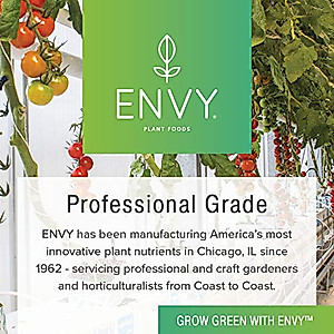 ENVY Part A (6-0-5) & Part B (1-5-6) - Two-Part Base Nutrients for Hydroponics, Soil & Coir (A/B Combo) (Quarts)