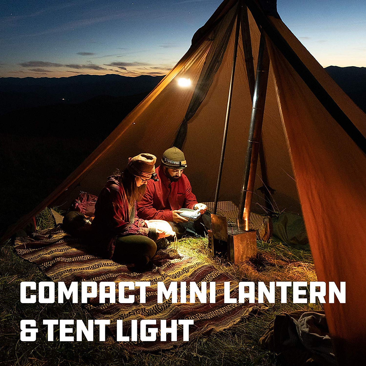 UCO Sprout LED Lantern, 100 Lumen Mini Battery-Powered LED Lantern with Lanyard