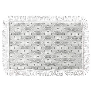 Beauty Decor Indoor Doormat Welcome Mat with Tassel Farmhouse Animal Highland Cow in Bathtub Bubble Funny Cattle Entrance Door Mat Rubber Backing Non Slip Area Rug for Home Office Garden- 18" x 30"