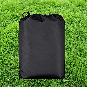 SHHOKR Lawn Mower Cover -Riding Mower Cover Heavy Duty 420D Polyester Oxford, Waterproof, UV Resistant, Universal Size Tractor Cover Fits Decks up to 54’’ with Storage Bag