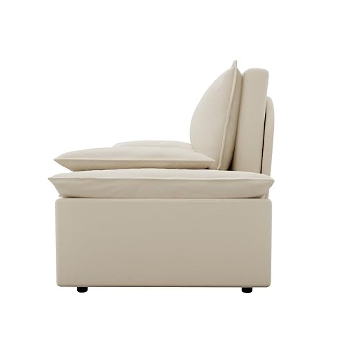 3-in-1 Convertible Queen Size Pull Out Sleeper Sofa Bed, Velvet Fabric Multi-Functional Futon Loveseat Couch Bed Lounge Chaise with 2 Soft Pillows and Detachable Cushions for Living Room