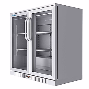KoolMore BC-2DSW-SS Refrigerator, Double Door, Stainless Steel, 7.4cubic_feet