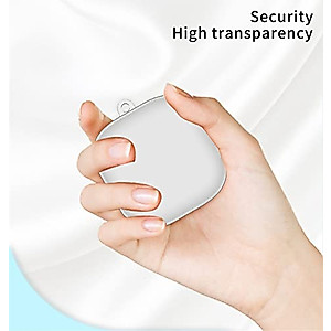 Soft TPU Transparent Case for Beats Fit Pro 2021 – True Wireless Noise Cancelling Earbuds, Beats Fit Pro Case Cover with Keychain for Women Men (Transparent)