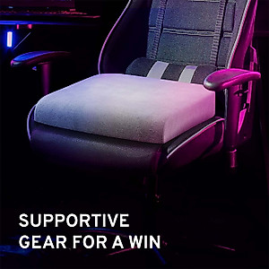 COMFYSURE Seat Cushion Extra Large - Firm Memory Foam Chair Pad for Recliner, Office Chair, Driving Car, Floor Seating, Patio Furniture, Wheelchair, Bariatric Overweight Users 19”x17”x3”