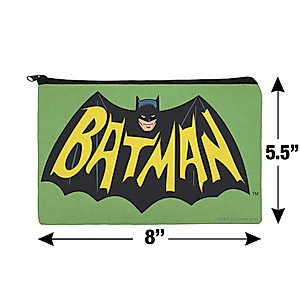 GRAPHICS & MORE Batman Classic TV Series Logo Pencil Pen Organizer Zipper Pouch Case
