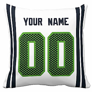 ANTKING Throw Pillow 2 Packs Custom Any Name and Number for Men Youth Boy Gift
