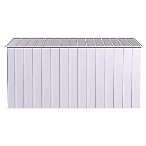 Arrow Classic Steel Storage Shed, 10x14, Flute Grey