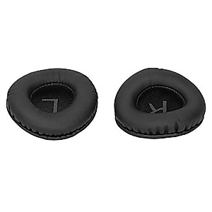 Ear Cushions, 75mm/3.0in Universal Headphone Ear Cushions Replacement Headset Ear Pads L/R Lettering