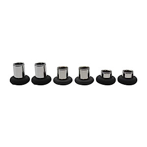 Gxcdizx Black 6 in 1 Elite Series 2 Metal Mod Swap Thumbsticks Joysticks, Magnetic Analog Stick Grips Replacement for Xbox One Elite Controller Series 2