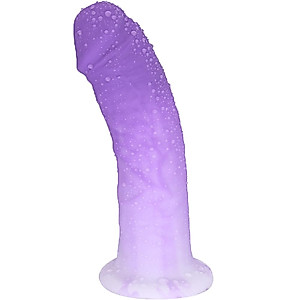 1.85'' Diameter Colorful Huge Dildo,Gilingirl Liquid Silicone Realistic Dildos with Strong Suction Cup for Hands-Free and Strap-on,Lifelike Penis Adult Sex Toy for G-spot Stimulation and Anal Play.…