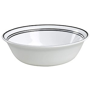 Corelle Livingware Soup/Cereal Bowl, 18-Ounce, Classic Cafe Black
