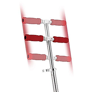 Swagtron K5 3-Wheel Kids Scooter with Light-Up Wheels | Quick Assembly | ASTM-Certified | Height-Adjustable for Boys or Girls Ages 3+ (Pink) & Razor AW Kick Scooter - Red - FFP