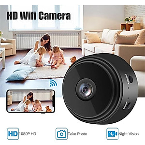 Camtrix Magnetic Mini Security Camera,Mini 1080p HD Wireless Magnetic Security Camera, Night Vision Motion Detection Security Cam Covert Cameras with App for Home Indoor Outdoor (2 pcs)